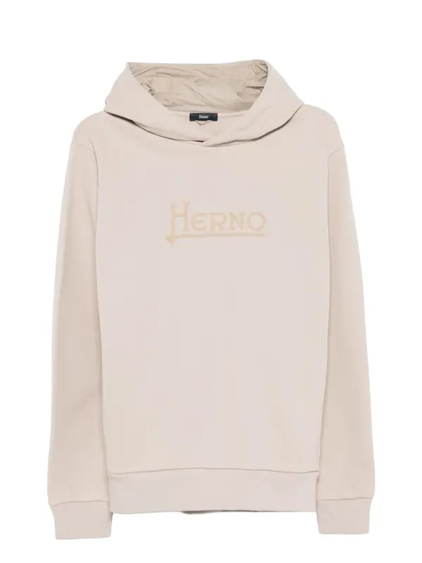 Herno Cotton Hoodie - Neutrals