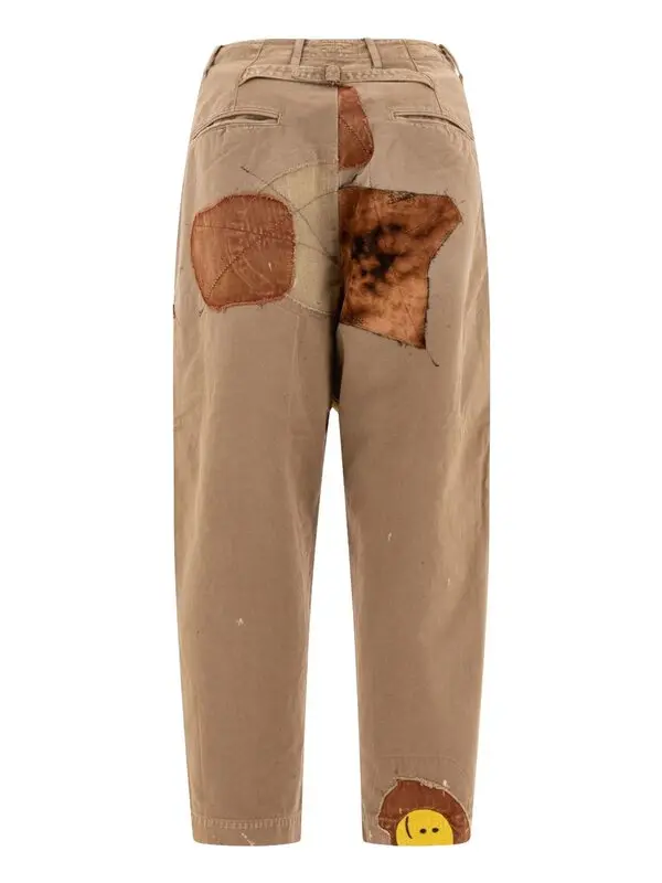 Kapital Katsuragi Gypsy Patch Remake Trousers - Neutrals