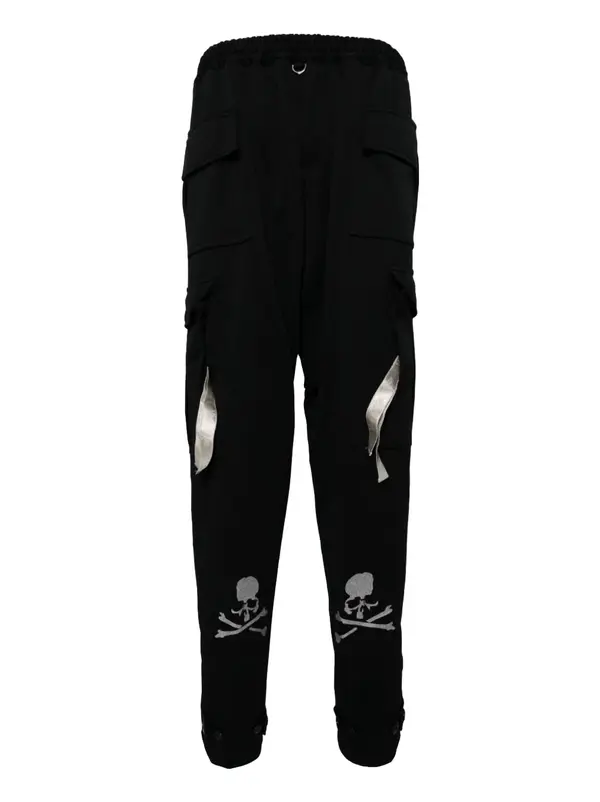 MASTERMIND WORLD Jersey Cargo Pants - Black