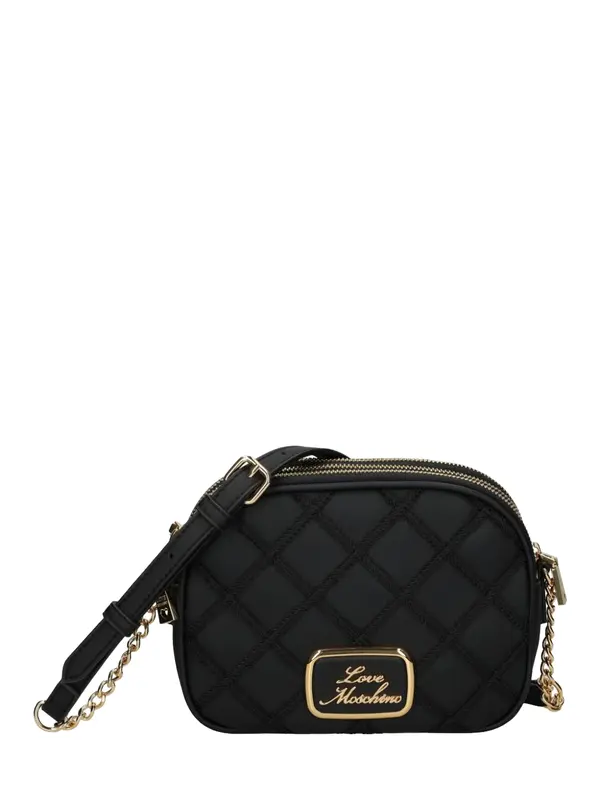 Moschino Lady Lace Crossbody Bag - Black