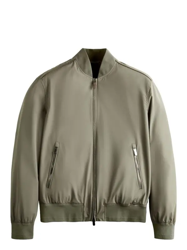 TOD'S Lightweight Bomber Jacket - Green