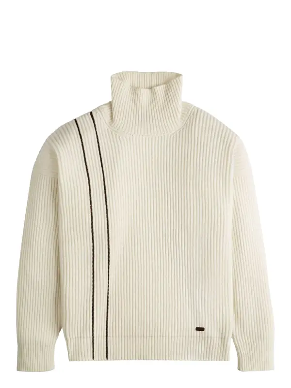 TOD'S Turtleneck Cashmere Jumper - White