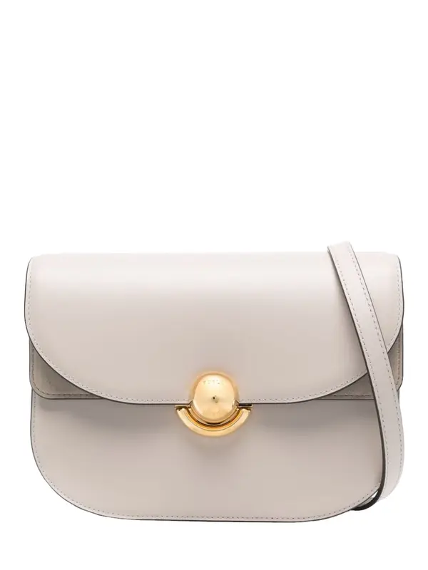 Furla Logo-engraved Crossbody Bag - Neutrals