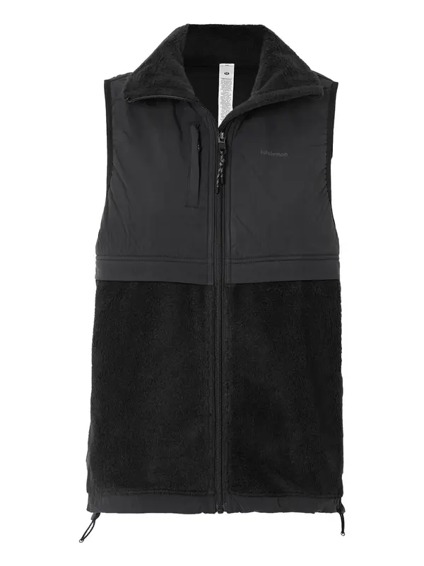 Lululemon Fleece And Glyde™ Shell Vest - Black