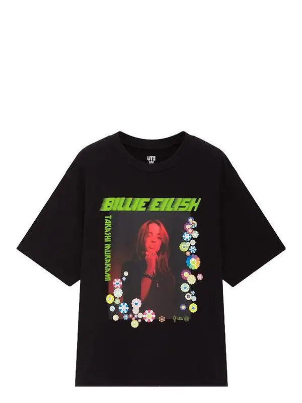 BILLIE EILISH X Takashi Murakami X Uniqlo Photo Tee - Black