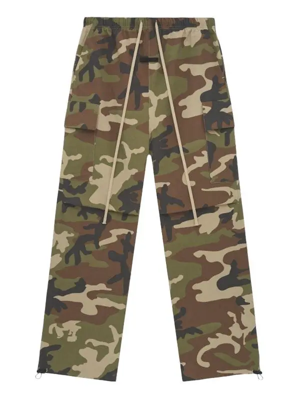 Fear Of God Essentials Military Nylon Field Pant - Woodland Camo