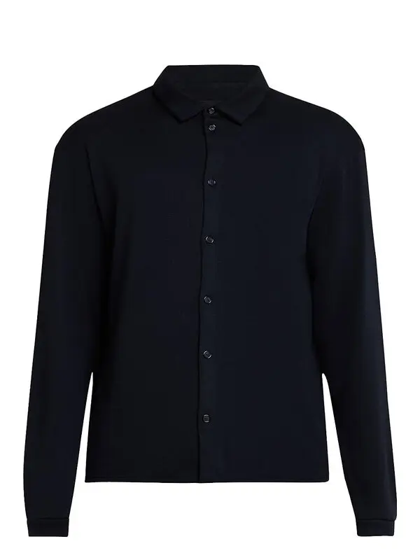 Giorgio Armani Cashmere Button-front Cardigan - Dark Navy