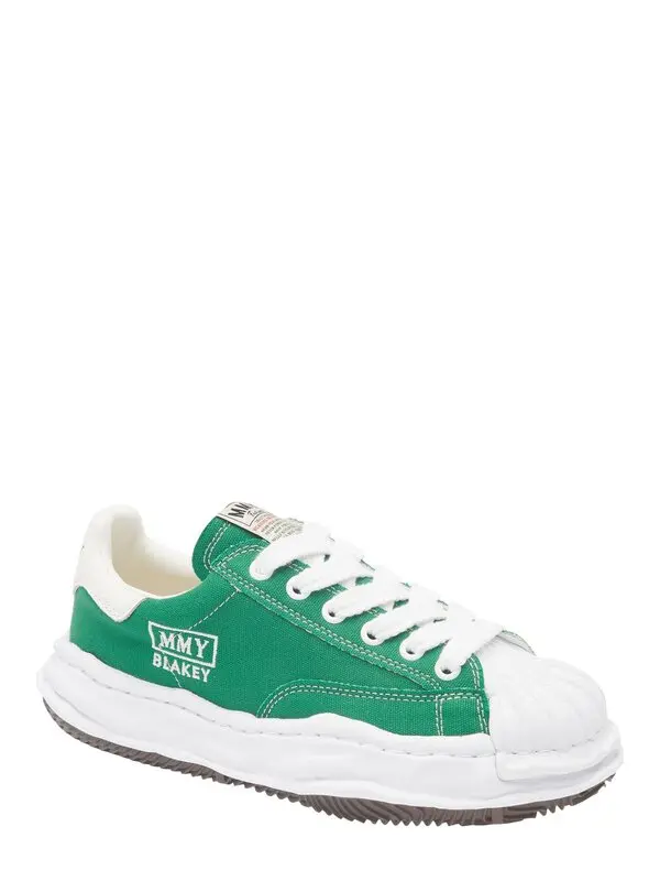 Mihara Yasuhiro Blakey Canvas Sneakers - Cl Green