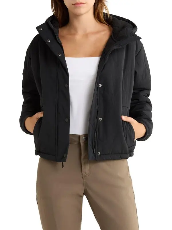 Prana Encinitas Quilted Jacket - Black