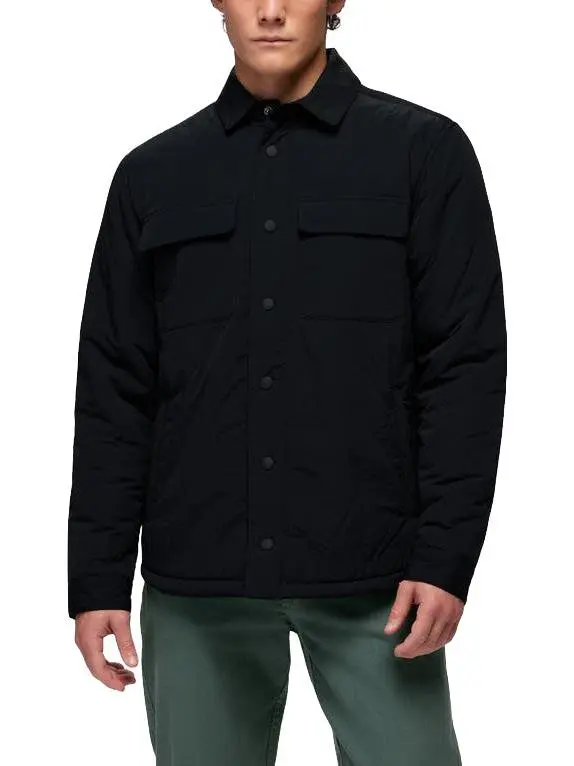 Prana Encinitas Quilted Jacket - Black/black