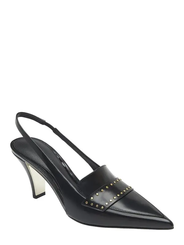 Rebecca Minkoff Paris Stud Slingback Pumps - Black