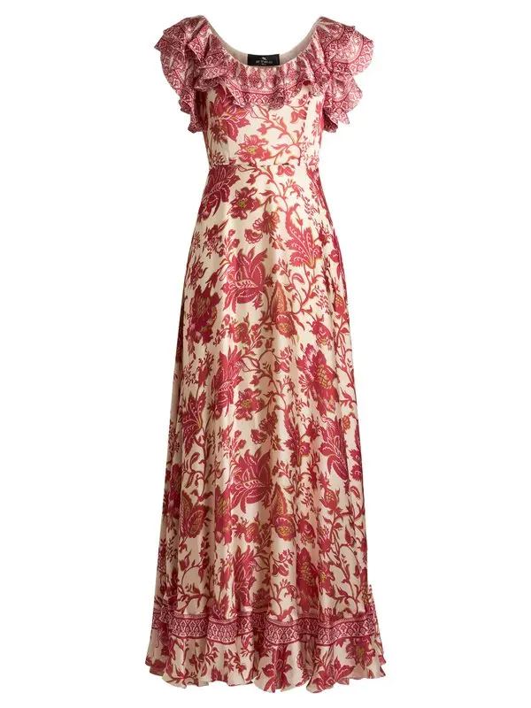 Etro Silk Maxi Dress - Print