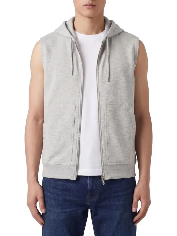 Brunello Cucinelli Zip-up Hoodie - Dust
