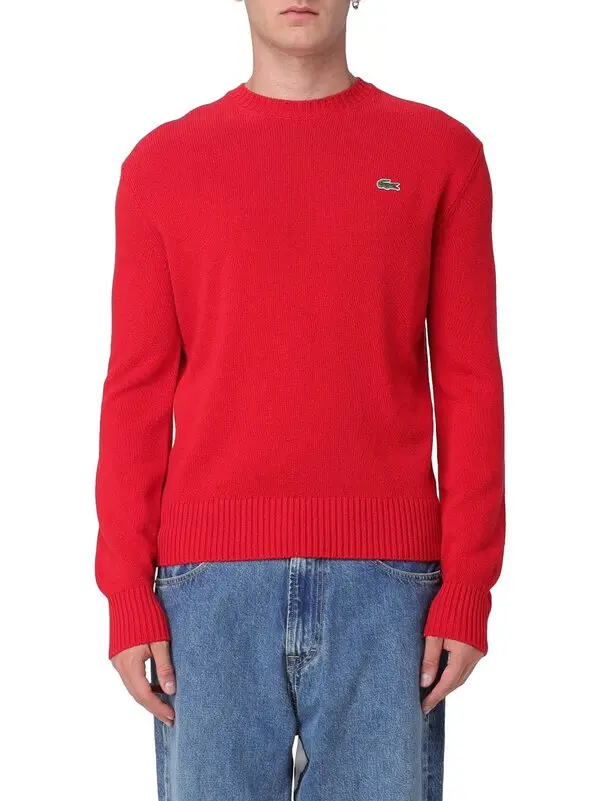 Lacoste Crew Neck Sweater - Red