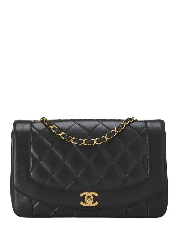 Chanel Quilted Lambskin Classic Flap Medium - Black