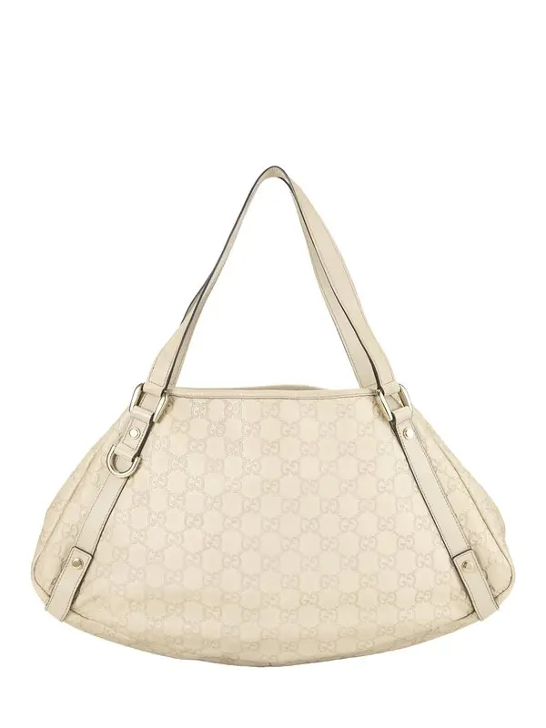 Gucci Guccissima Abbey Tote - White