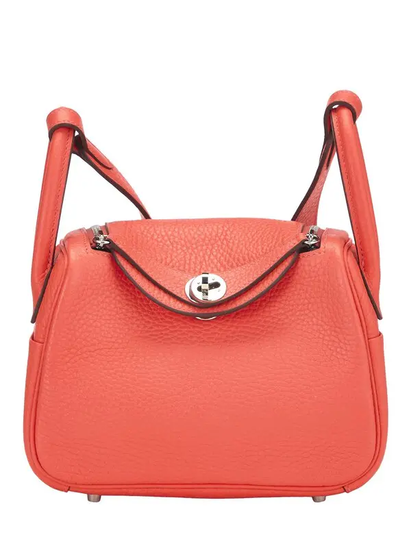 Hermès Clemence Lindy 20 - Rose Texas