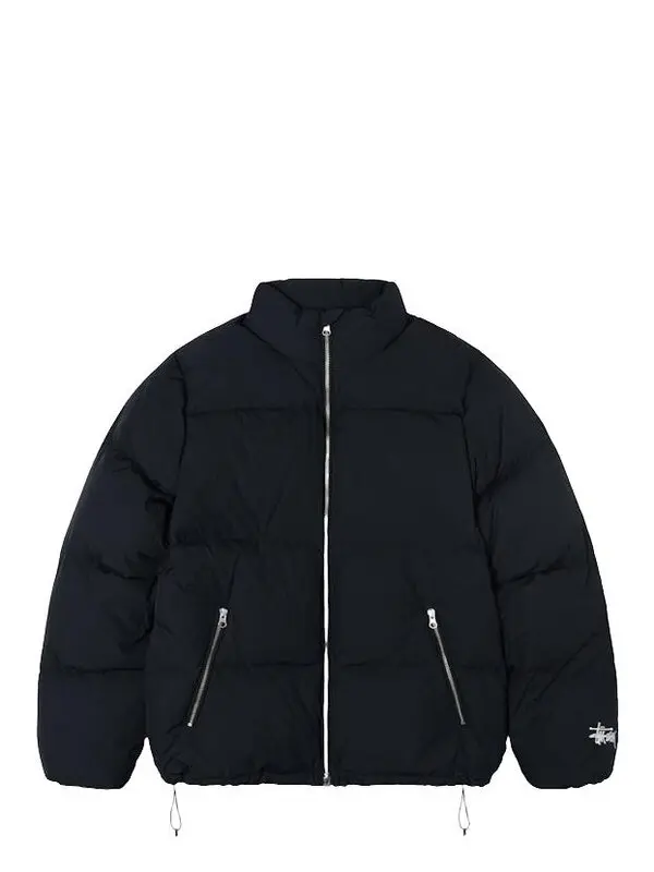 StÜssy Nylon Down Puffer - Black