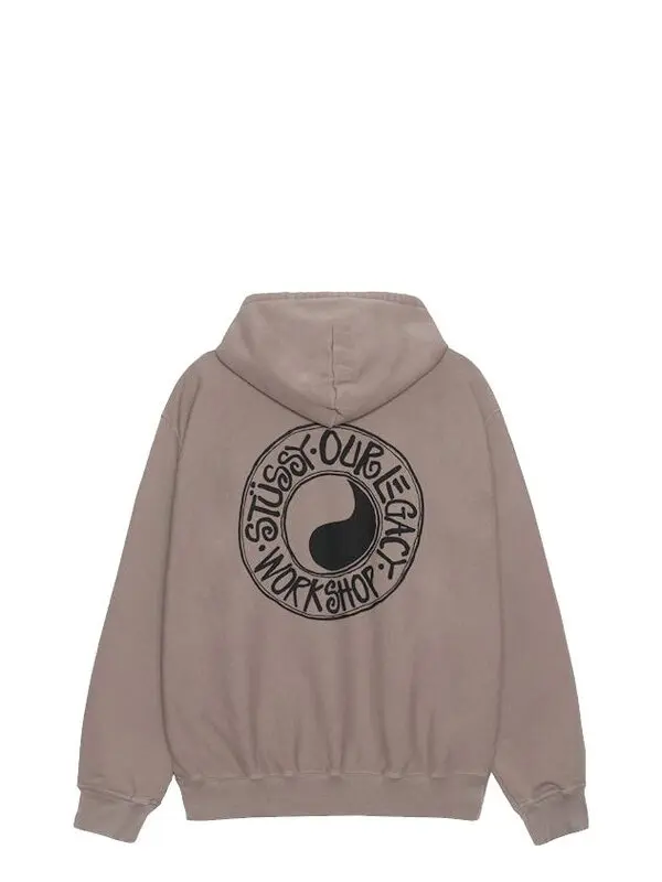 StÜssy X Our Legacy Work Shop Buana Pigment Dyed Hoodie - Taupe