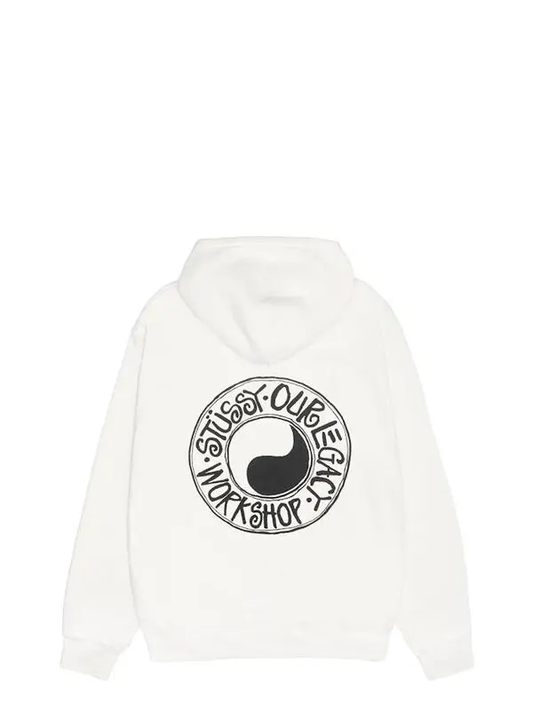 StÜssy X Our Legacy Work Shop Buana Pigment Dyed Hoodie - Natural