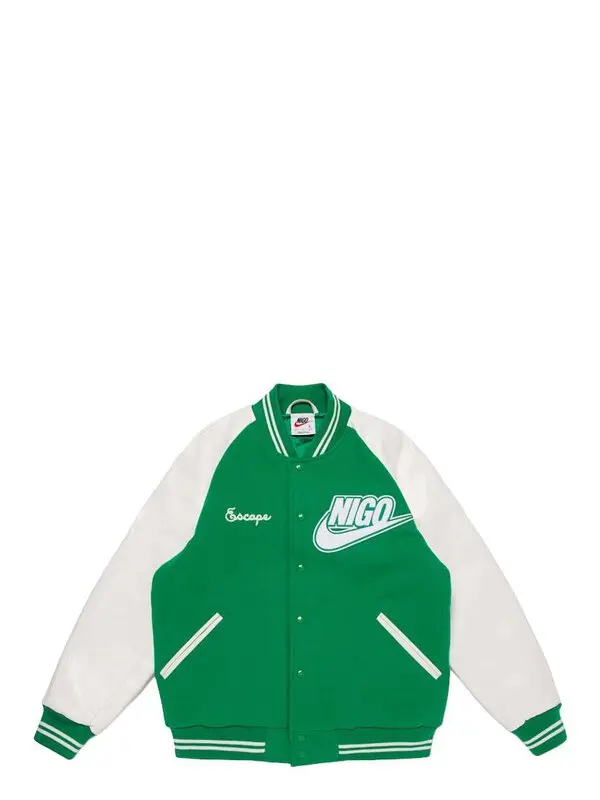 Nike X Nigo Nrg Varsity Jacket - Green