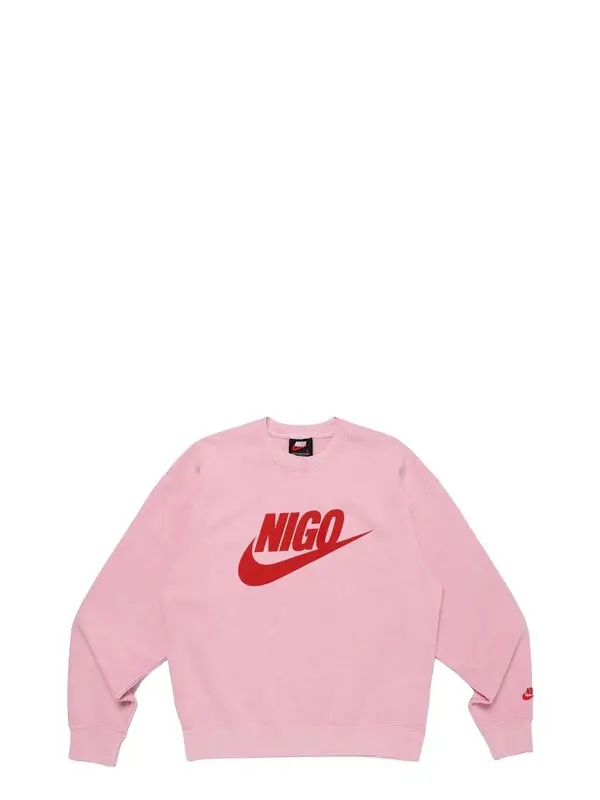 Nike X Nigo Nrg Fleece Crew Sweatshirt - Pink