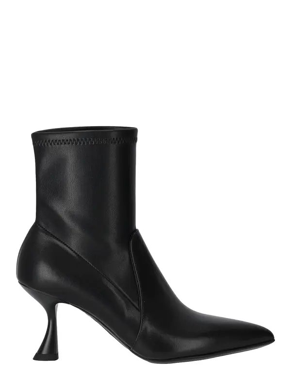 SERGIO LEVANTESI Junny Heeled Ankle Boots - Black