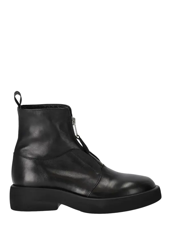 Elena Iachi Zipped Ankle Boots - Black