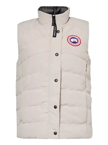 Canada Goose Freestyle Funnel-neck Brand-patch Shell Gilet - Limestone