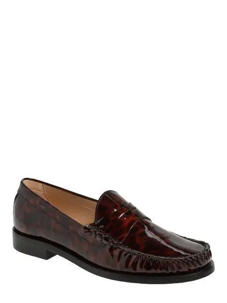 STUART WEITZMAN Lottie Loafer - Dark Brown