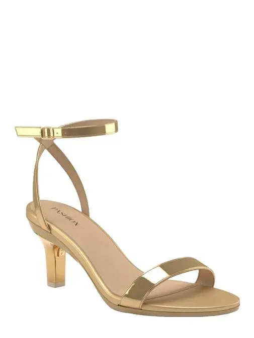 PASHION FOOTWEAR The Brenna Convertible Stiletto - Gold