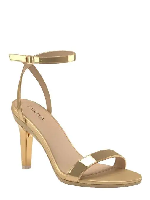 PASHION FOOTWEAR The Brenna Convertible Stiletto - Gold