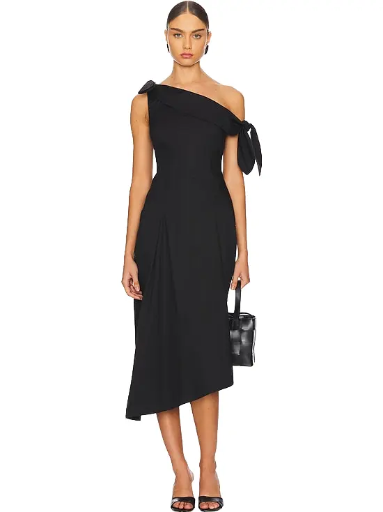 Lpa Eloise Midi Dress - Black