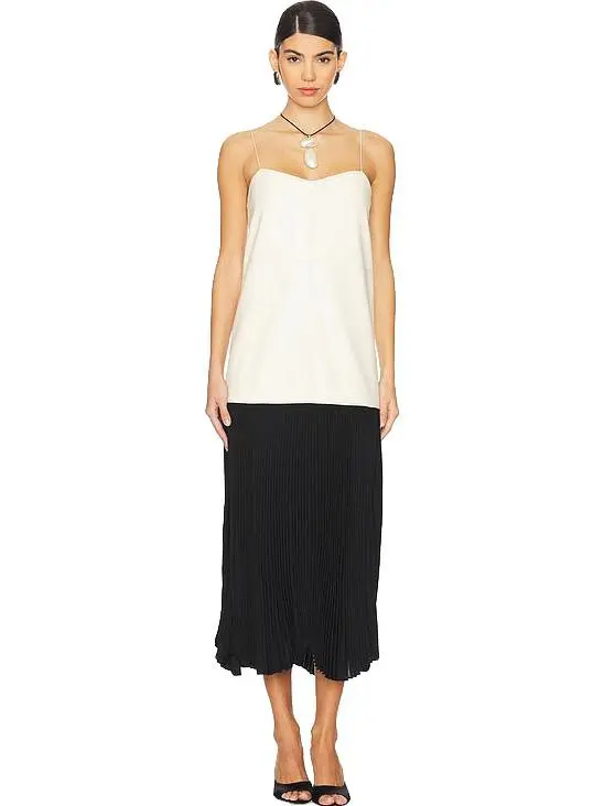 Alexis Piatta Dress - Off White & Black
