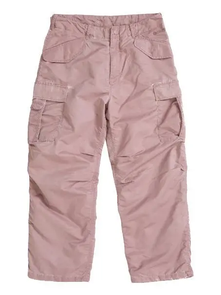 Supreme Washed Flight Satin Cargo Pant - Dusty Pink