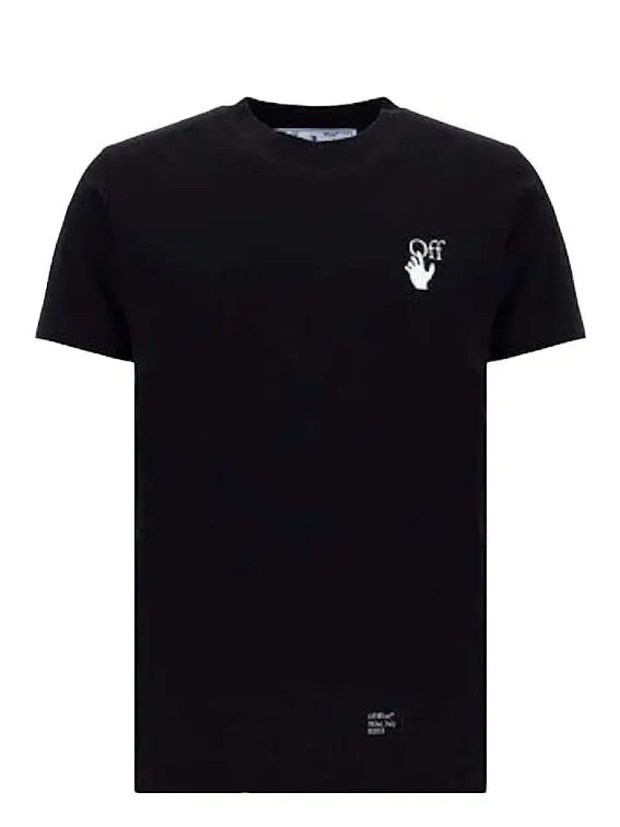 Off-White Carav Arrow Short Sleeve Slim T-shirt - Black