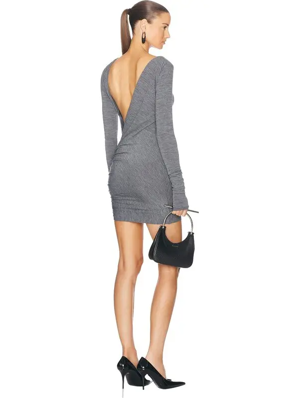Andamane Sophie Mini Dress - Grey Melange