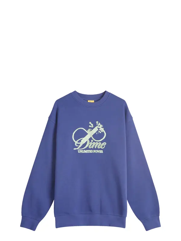 DIME Cursive Power Sweatshirt - Night Blue