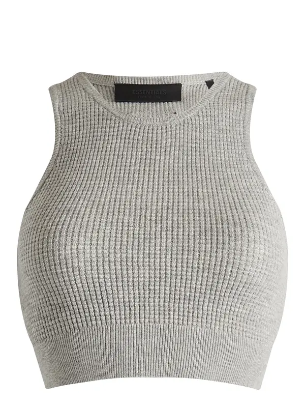 Fear Of God Waffle Sport Tank - Dark Heather