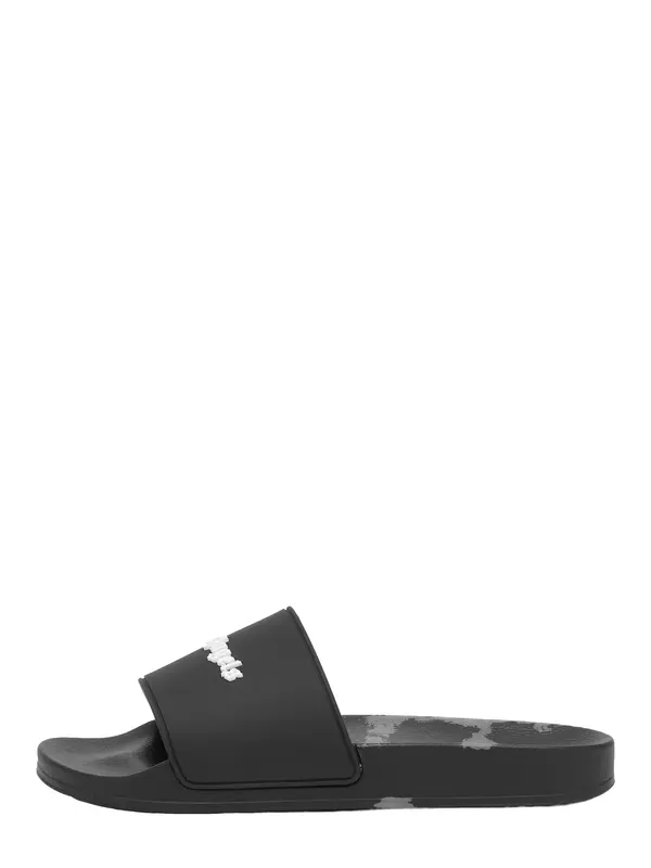 Palm Angels Classic Logo Pool Slide - Black