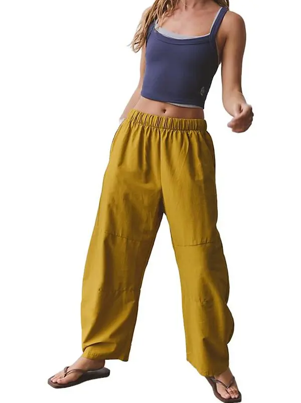 Free People Game Day Pants - Dried Palm