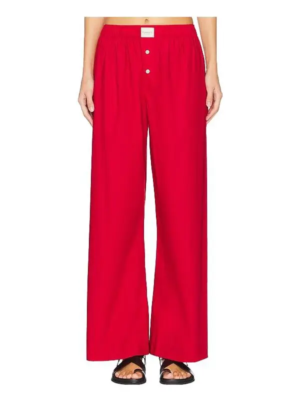 Comme Si La Boxer Alta Pant - Red