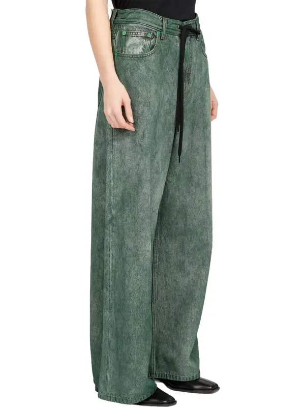 MAISON MARGIELA Wide-leg Jeans - Green