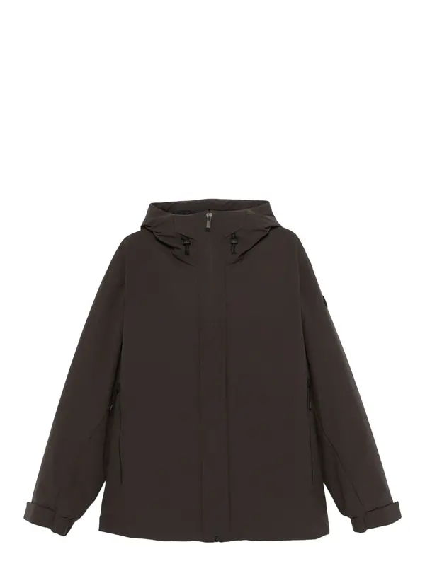 Moncler Riz Hooded Jacket - Brown