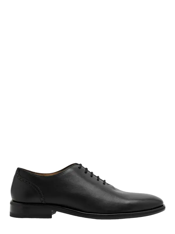 OLIVER SWEENEY Cropwell Leather Derby Shoes - Black