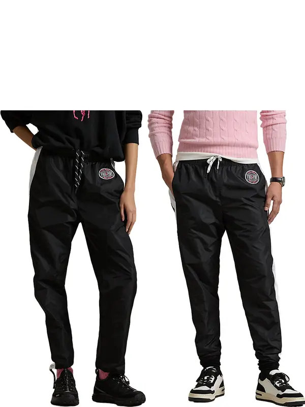 Ralph Lauren Pink Pony Warm-up Pant - Polo Black/ceramic White