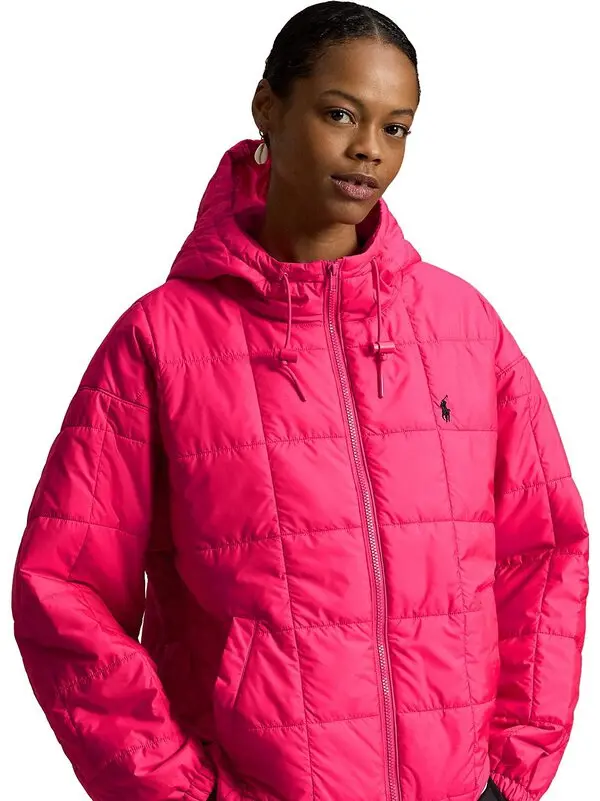 Ralph Lauren Insulated Hooded Jacket - Wild Raspberry