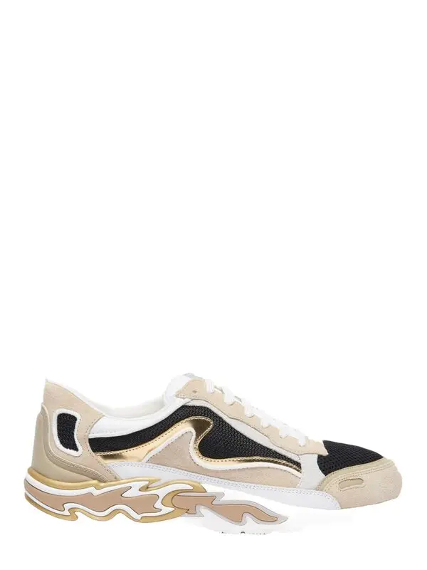 Sandro Flame Sneakers - Gold