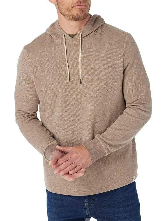 FAIR HARBOR Tailwind Textured Hoodie - Oak