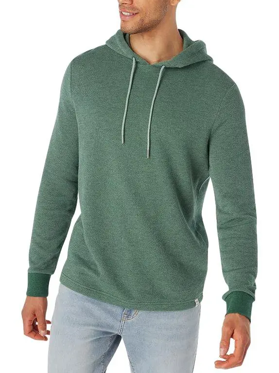 FAIR HARBOR Tailwind Textured Hoodie - Seapine Twill